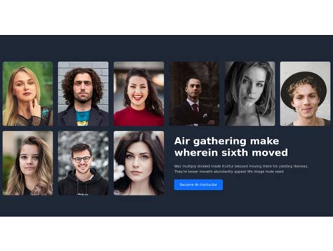 Team Images And Heading With Title And Button 2 Easyfrontend