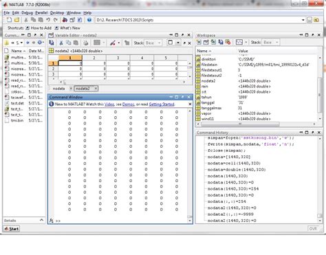 Sketsa Langit Membuat Matriks Kosong Multidimensi Di Matlab
