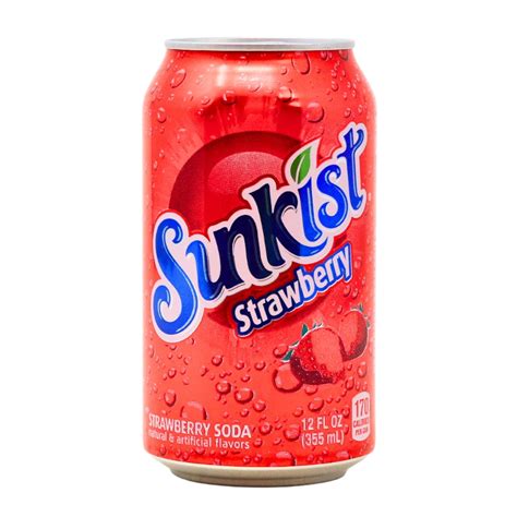 Sunkist Strawberry 355ml Candy Funhouse Us