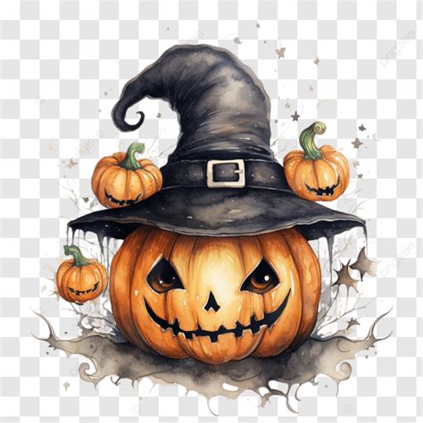 마녀 모자와 호박을 쓴 사랑스러운 할로윈 인형 마녀 인형 할로윈 호박 귀여운 할로윈 그림 Png 일러스트 및 이미지 에 대한 무료 다운로드 Pngtree