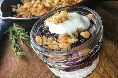 Rustic Blueberry Maple Crisp Easy Clean Recipes