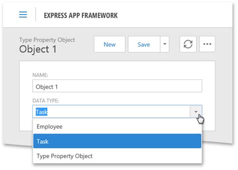 type properties xaf cross platform app ui and web api devexpress documentation