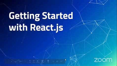 Getting Started With Reactjs Zoom Recording Youtube