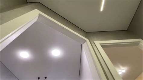 Натяжні стелі від М2 ЖК Щасливий у Дніпрі світлові лініх карниз з підсвіткою Youtube