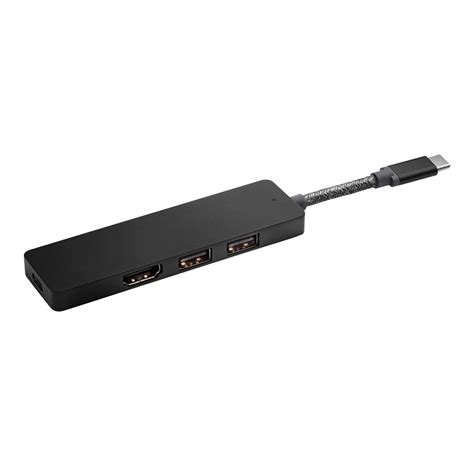 HP Envy USB C Hub USB Hub 4 Ports Sort Billig