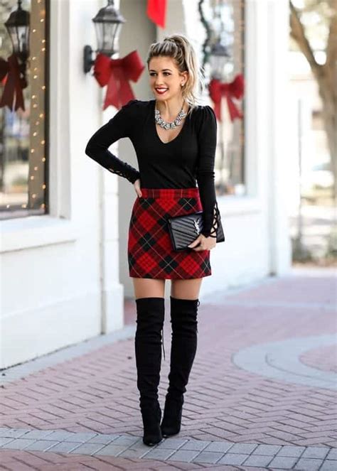 How To Wear Plaid Skirts 32 Outfit Ideas With Styling Tips