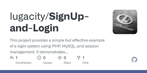 Github Lugacity Signup And Login This Project Provides A Simple But