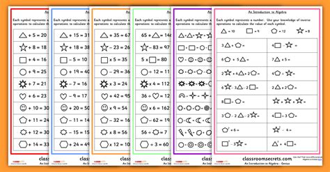Balancing Maths Equations Worksheet Ks2 Tessshebaylo