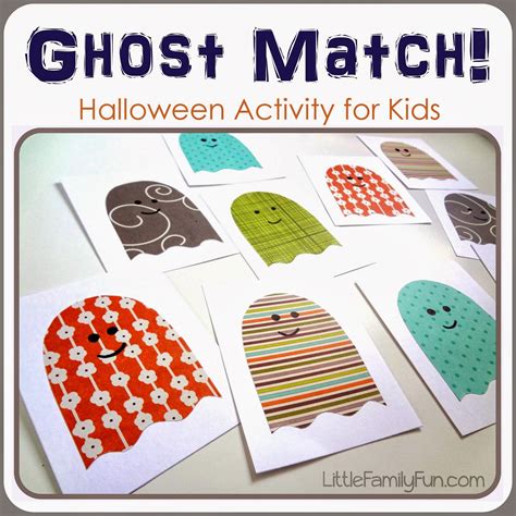 Babe Family Fun Ghost Matching Game
