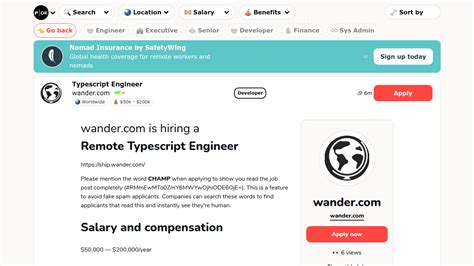 Remote Typescript Engineer 💰~125k At