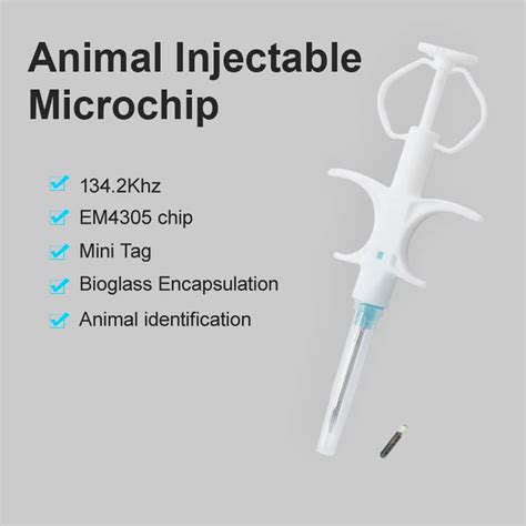 100pcs Pet 134 2khz Fdx B Chip Animal Id Microchip Syringe For Animal