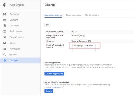 Java Appengine Email Unauthorized Sender Stack Overflow
