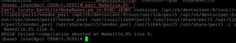 can t locate extutils makemaker pm in inc inc contains 小鲨鱼2018 博客园