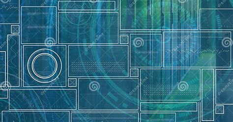 Composition Of Binary Coding Medical Icons And Data Processing On