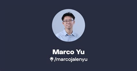 Marco Yu Linktree