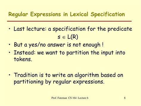 Ppt Implementation Of Regular Expression Recognizers Powerpoint Presentation Id3681249