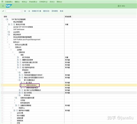 Sap Fs00会计科目主数据增强 知乎