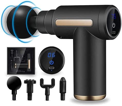 Shavingfun Massage Gunmini Massage Gun Deep Tissue6 Speeds Percussion