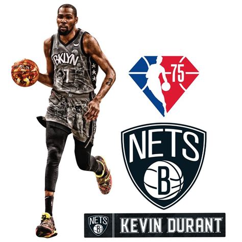 Brooklyn Nets Kevin Durant 75th Anniversary Limited Edition Officia