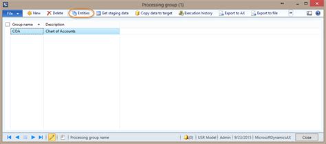 Import Chart Of Accounts In Ax 2012 R3 Step By Step Using Data Import