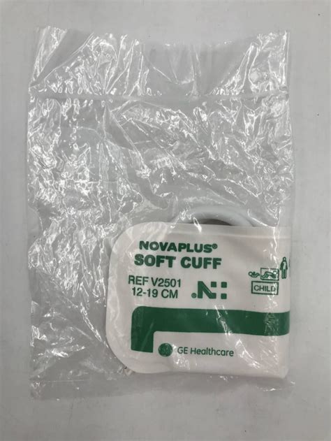 Ge Healthcare V2501 Novaplus Soft Cuff Blood Pressure Cuff 12 19cm