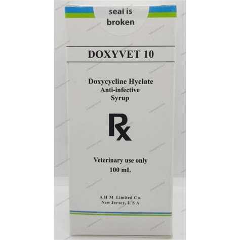 Doxyvet 10 Anti Infective Syrup 100ml Shopee Philippines
