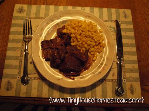 Tiny House Homestead 3 Packet Slow Cooker Pot Roast