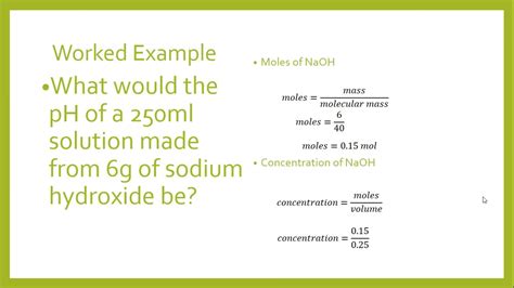 How To Calculate Ph In Chemistry