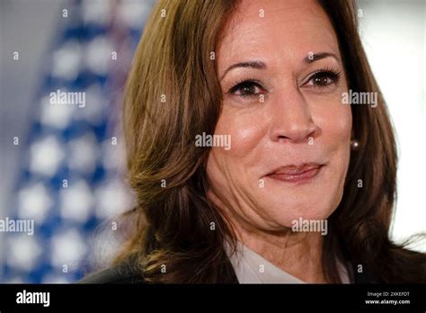 Vice President Kamala Harris Speaks At Her Campaign Headquarters In