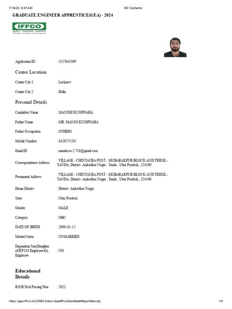 Candidate Report Pdf Engineering Electrical Engineering