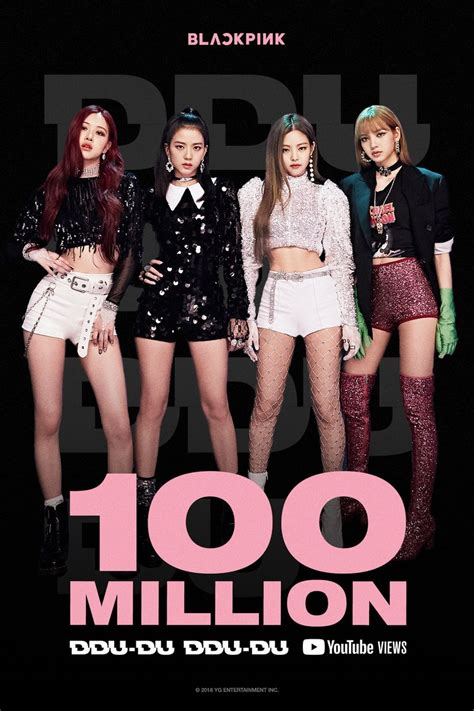 Blackpink Ddu Du Ddu Du M V Hit 100m Views On Youtube