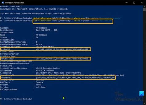 How To Find And Disable Webcams Using Powershell In Windows 11