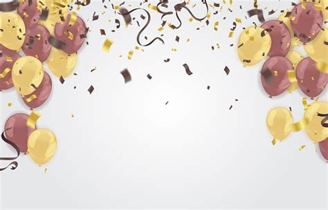 풍선 색종이 개념 디자인 템플릿 휴일 해피 데이 또는 기념일 이벤트 개념에 대한 스톡 벡터 아트 및 기타 이미지 개념