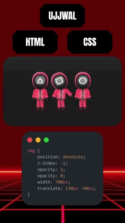 Squid Game Ui With Html And Css 🔥 Create Netflix Style Web Design