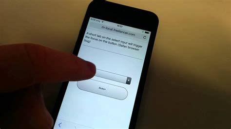Fastclick Safari Ios Focus Bug On Select Inputs Youtube