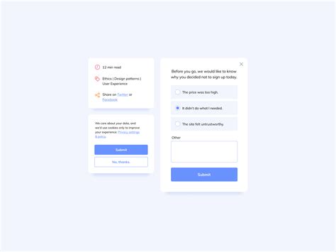 UI Design Daily UI Components