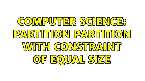 Partitions Computer Science At Annabelle Wang Blog Partitions Computer Science At Annabelle Wang Blog