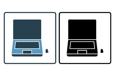 노트북 아이콘입니다 교육 및 온라인 교육과 관련된 아이콘입니다 웹 사이트 앱 사용자 인터페이스 인쇄 가능한 등 솔리드 아이콘 스타일에 적합합니다 편집 가능한 간단한 벡터