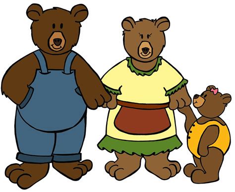 Goldilocks And The Three Bears Clipart Free Download On Clipartmag