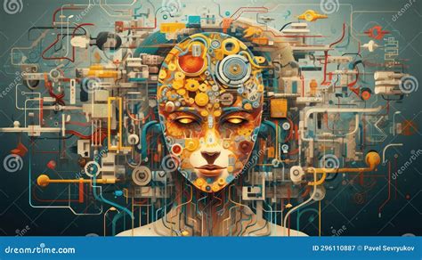 mind neuromorphic computer imagine stock image image of machine node
