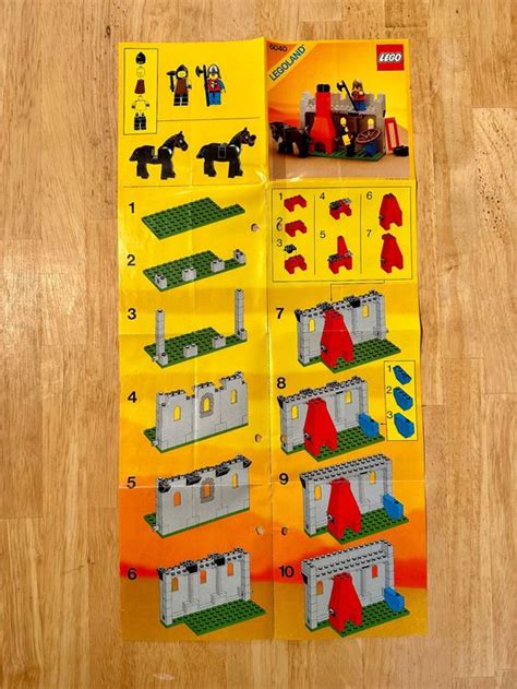 Lego Castle Ritter 6040 Instructions Only 6 10 Kaufen Auf Ricardo