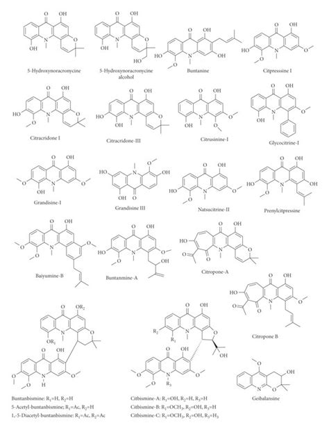 Chemical Structures Of Some Alkaloids From C Maxima Download