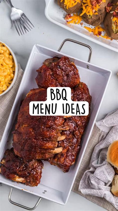 Bbq Ribs Menu Ideas