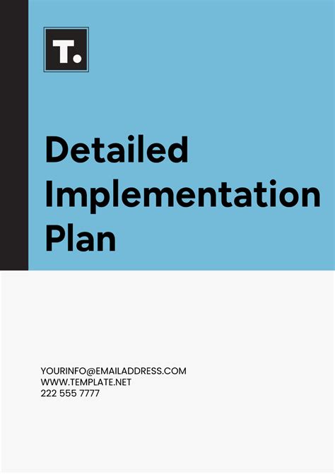 Free Implementation Plan Templates Editable And Printable Free Implementation Plan Templates Editable And Printable