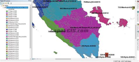 data shp shapefile gis kawasan hutan indonesia terbaru lapak gis