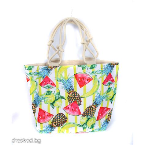 Чанта за плаж Плодчета Dreskod Bg
