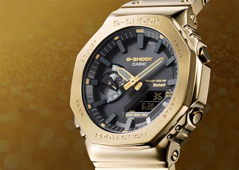 G Shock Produces Bright Golden Version Of Its ‘casioak Gm B2100 Watchpro Usa