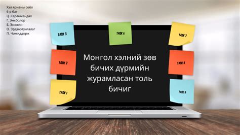 Монгол хэлний зөв бичих дүрмийн журамласан толь бичиг By Sára Tsogt On Prezi