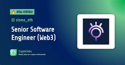 Senior Software Engineer Web3 Job At Sismo