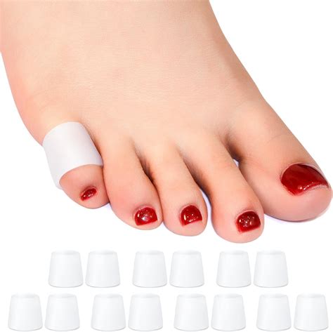 Niupiour Silicone Small Toe Protectors Tubes 14 Packs Of